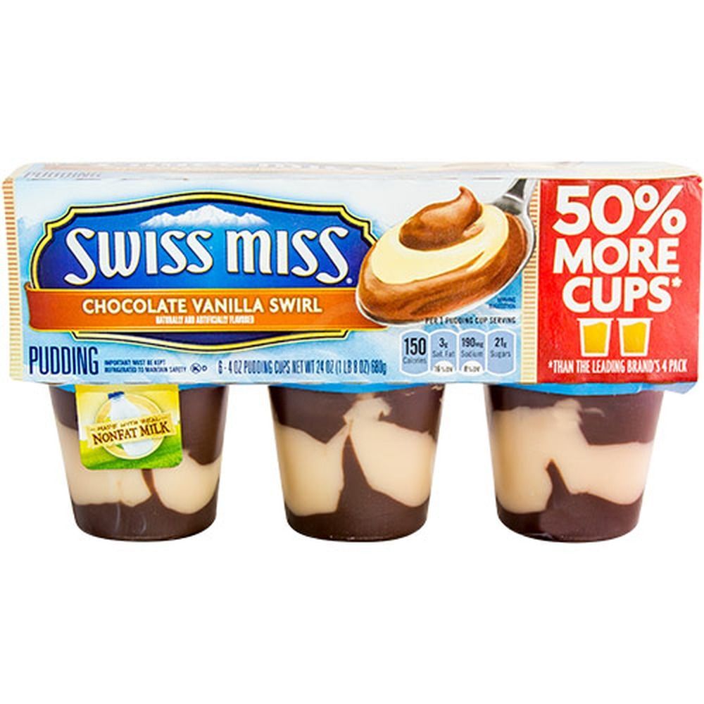 Vanilla And Chocolate Swirl Pudding
